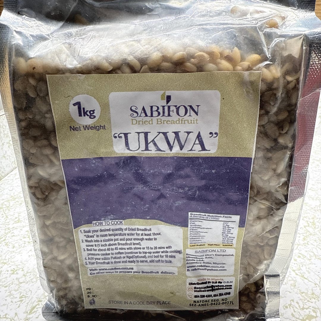Ukwa (breadfruit). Very Fresh Easy to Prepare Ukwa. - Etsy
