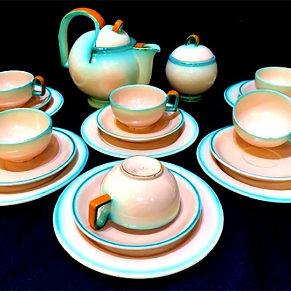 Pottery Tea Set - Etsy
