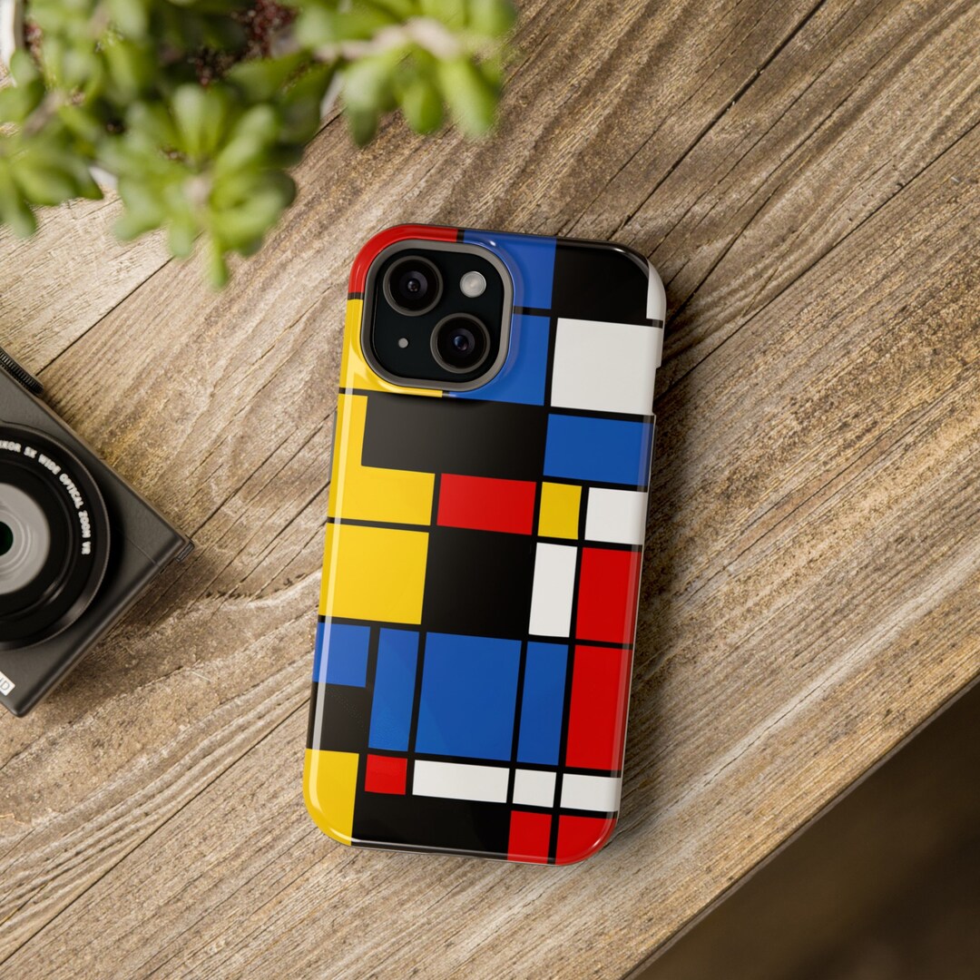 Piet Mondrian Style iPhone Magsafe Modern Phone Cases - Etsy