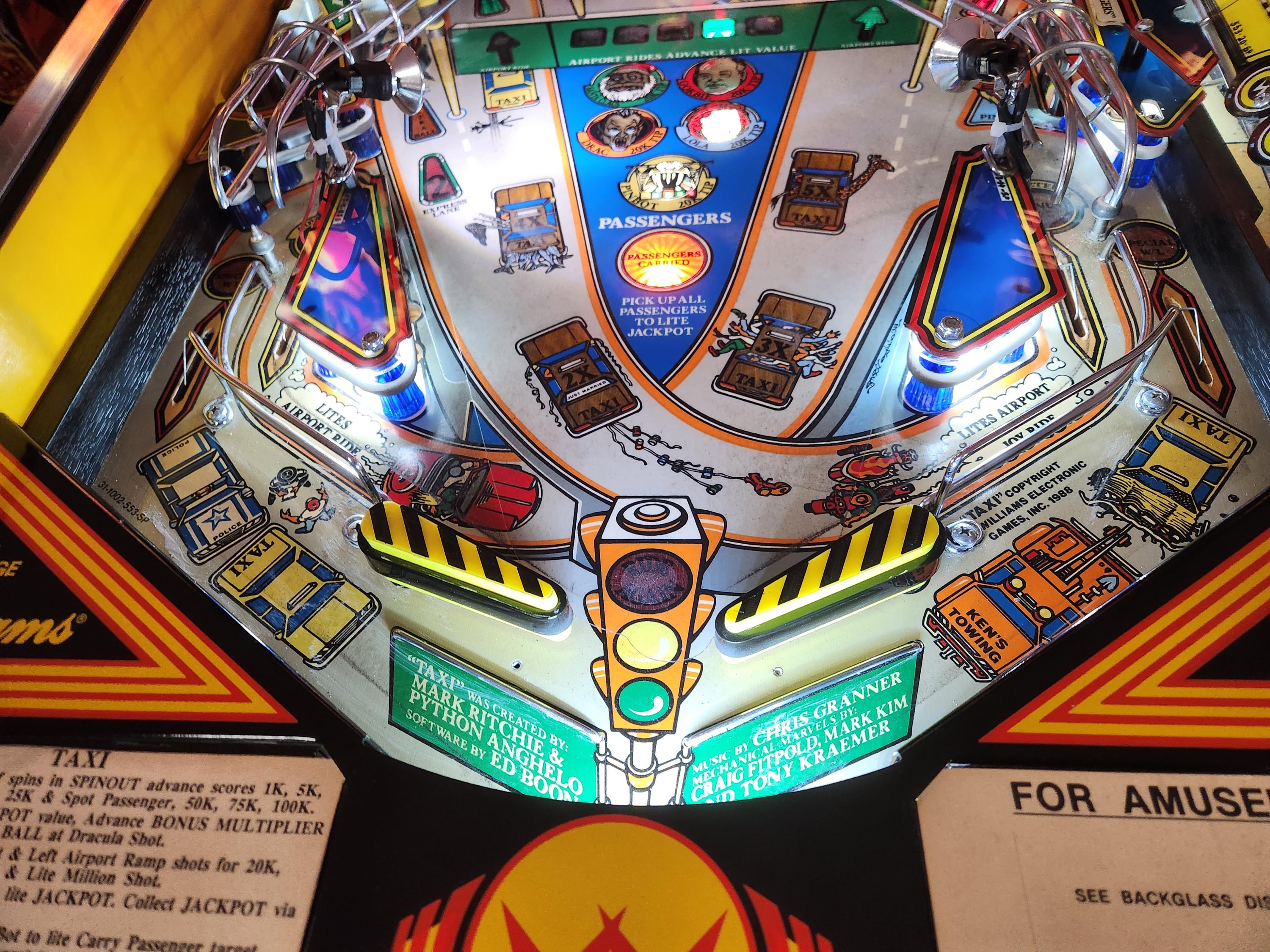 Caution! - Flipper Bat Toppers for Pinball Machines - Etsy