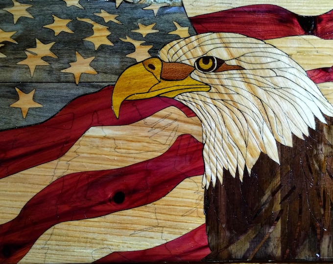 Eagle Intarsia - Etsy