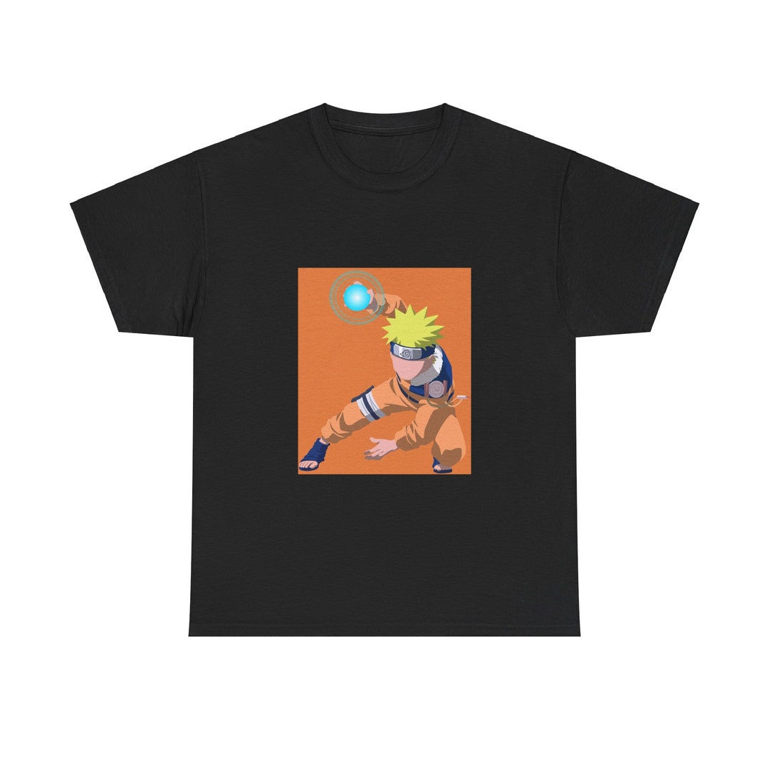 Naruto Energy Ball Retro Anime Graphic Tee Shirt - Etsy