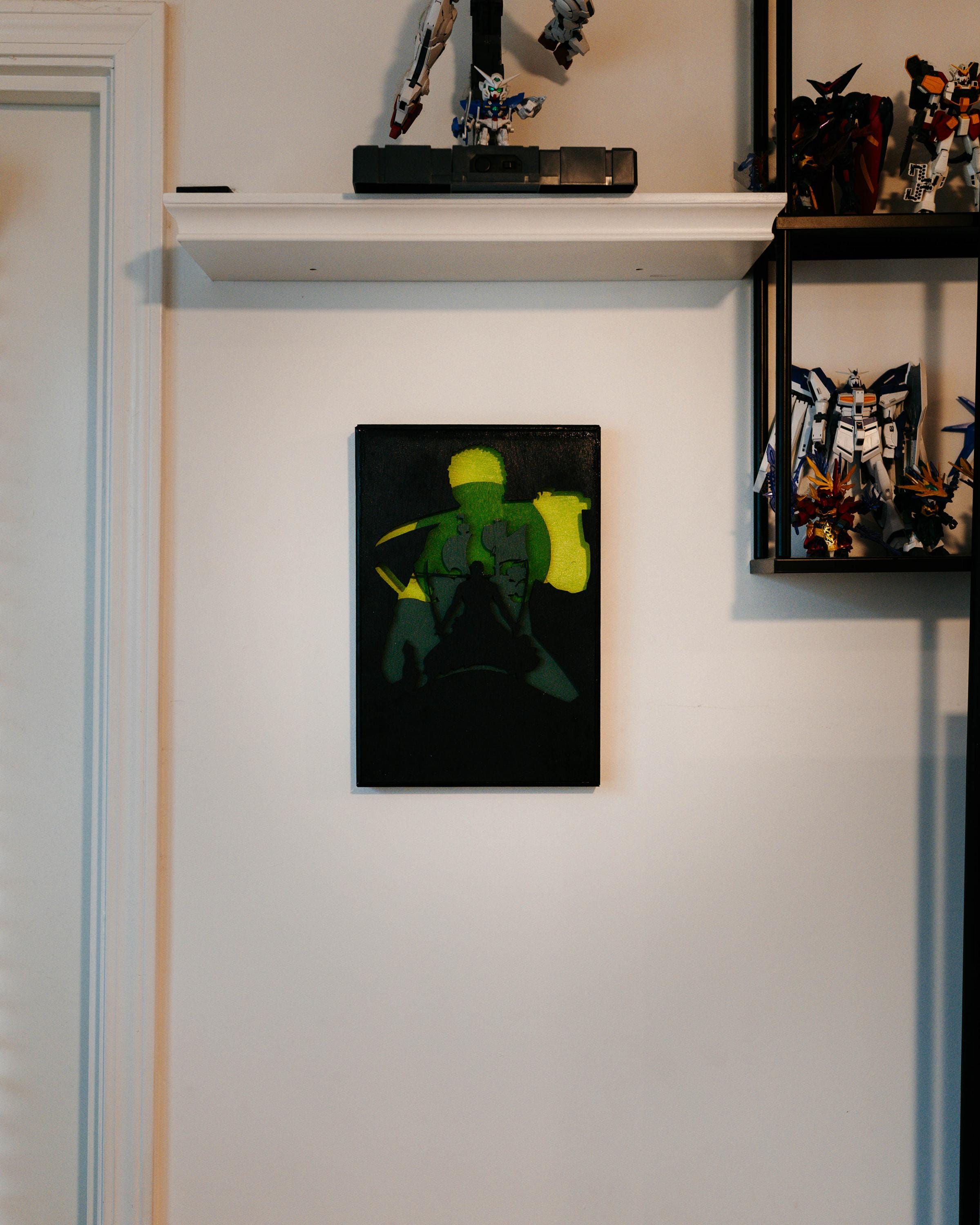 Zorro Wooden Layered Art One Piece Fanart, Anime Art, Unique Decor Gift ...
