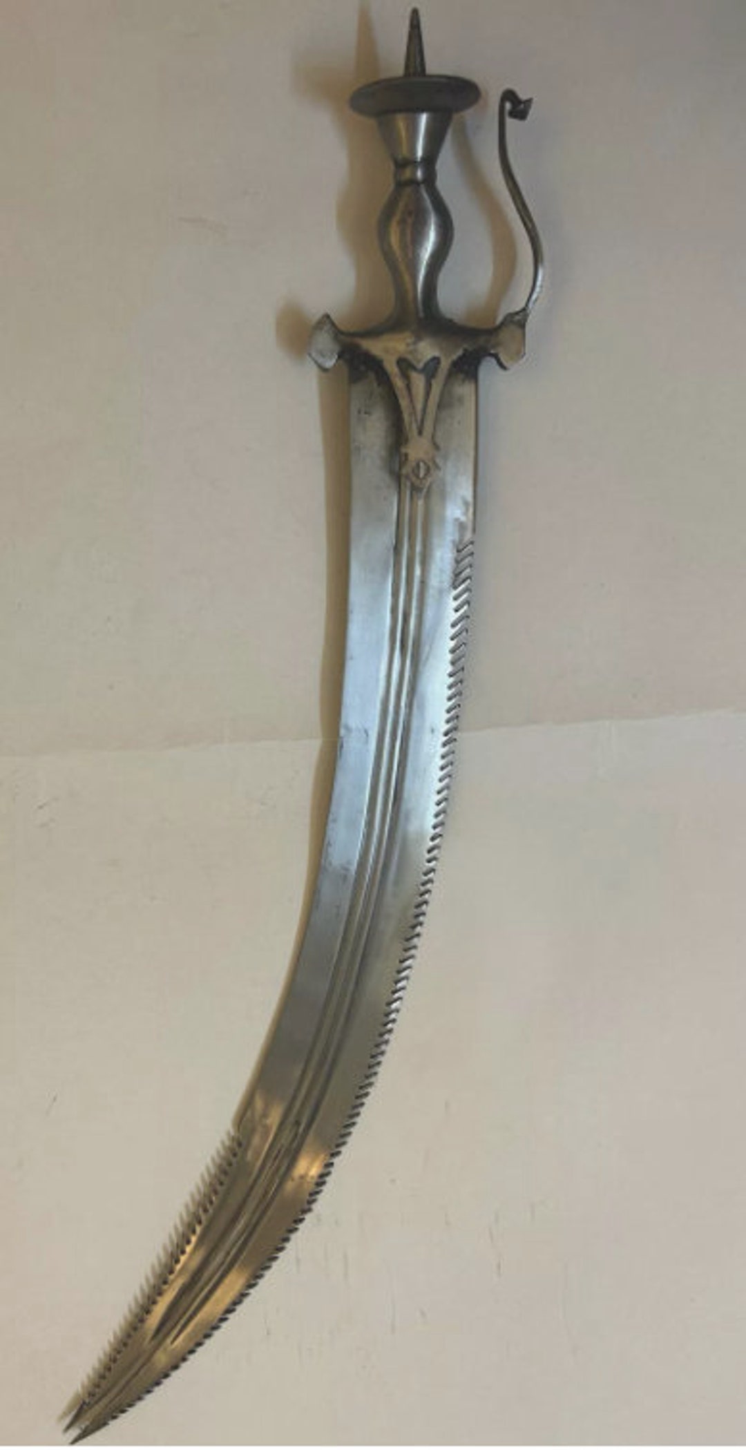 BROAD TEGHA Antique Saber Sword Restored Sabre Saber Shamshir Shamsheer ...