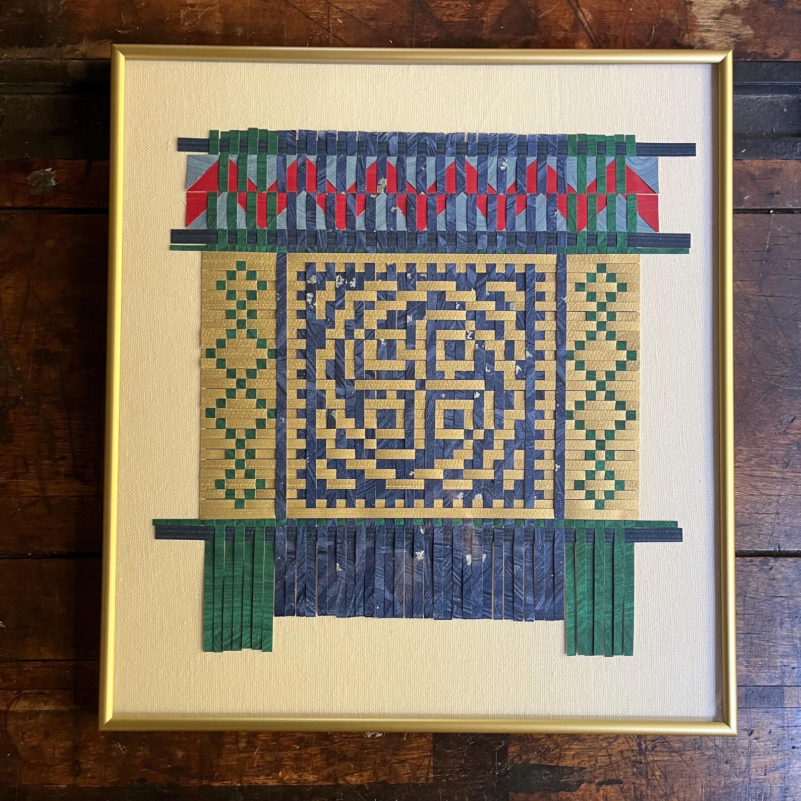 Paper Weaving - Circus Vortex - Woven Paper Tapestry - Etsy