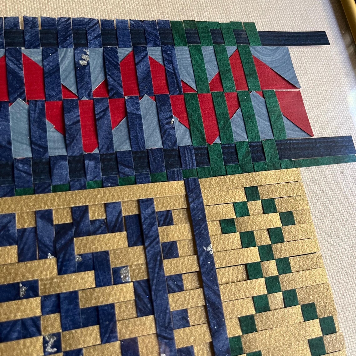 Paper Weaving - Circus Vortex - Woven Paper Tapestry - Etsy