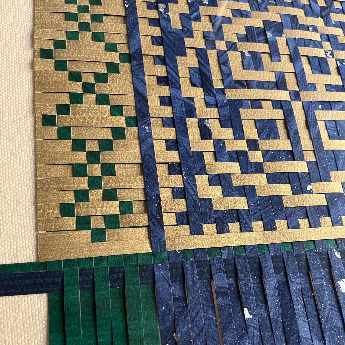 Paper Weaving - Circus Vortex - Woven Paper Tapestry - Etsy
