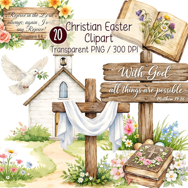 Easter Branch Clipart - Etsy