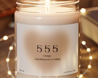 333 Angel Numbers Candle Gift for Bestie Numerology Astrology Intention ...