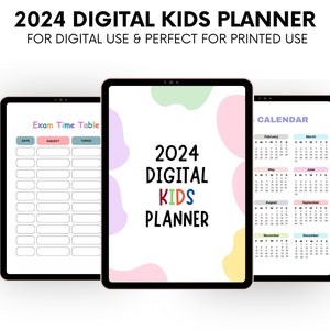 Kids Planner | Printable Kids Daily Planner | Daily Journal for Kids ...