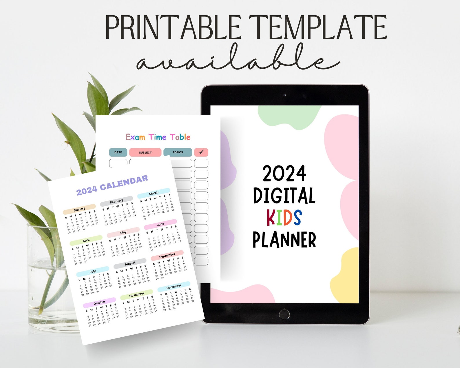 Kids Planner | Printable Kids Daily Planner | Daily Journal for Kids ...