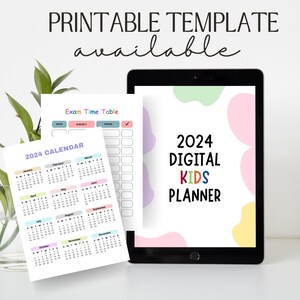 Kids Planner | Printable Kids Daily Planner | Daily Journal for Kids ...