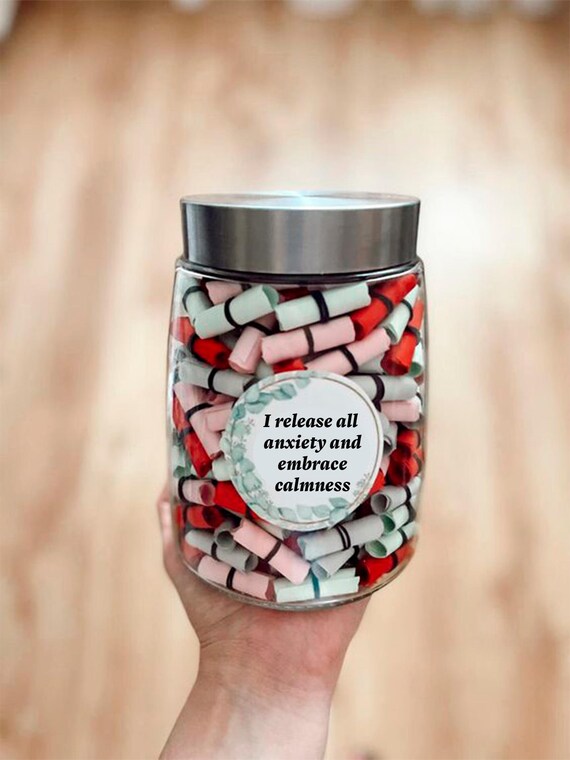 Positivity Flip Chart Daily Affirmations Jar, DIY Printable, Positive ...