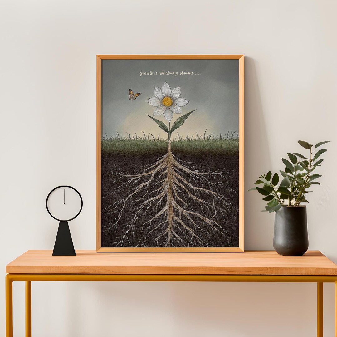 Therapist Office Art Healing Room Decor Personal Growth Art Positive ...