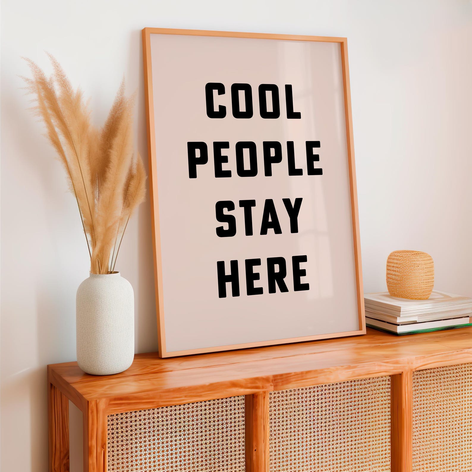 Airbnb Wall Decor Printable Art Bold Text Rental Room Decor Stylish ...