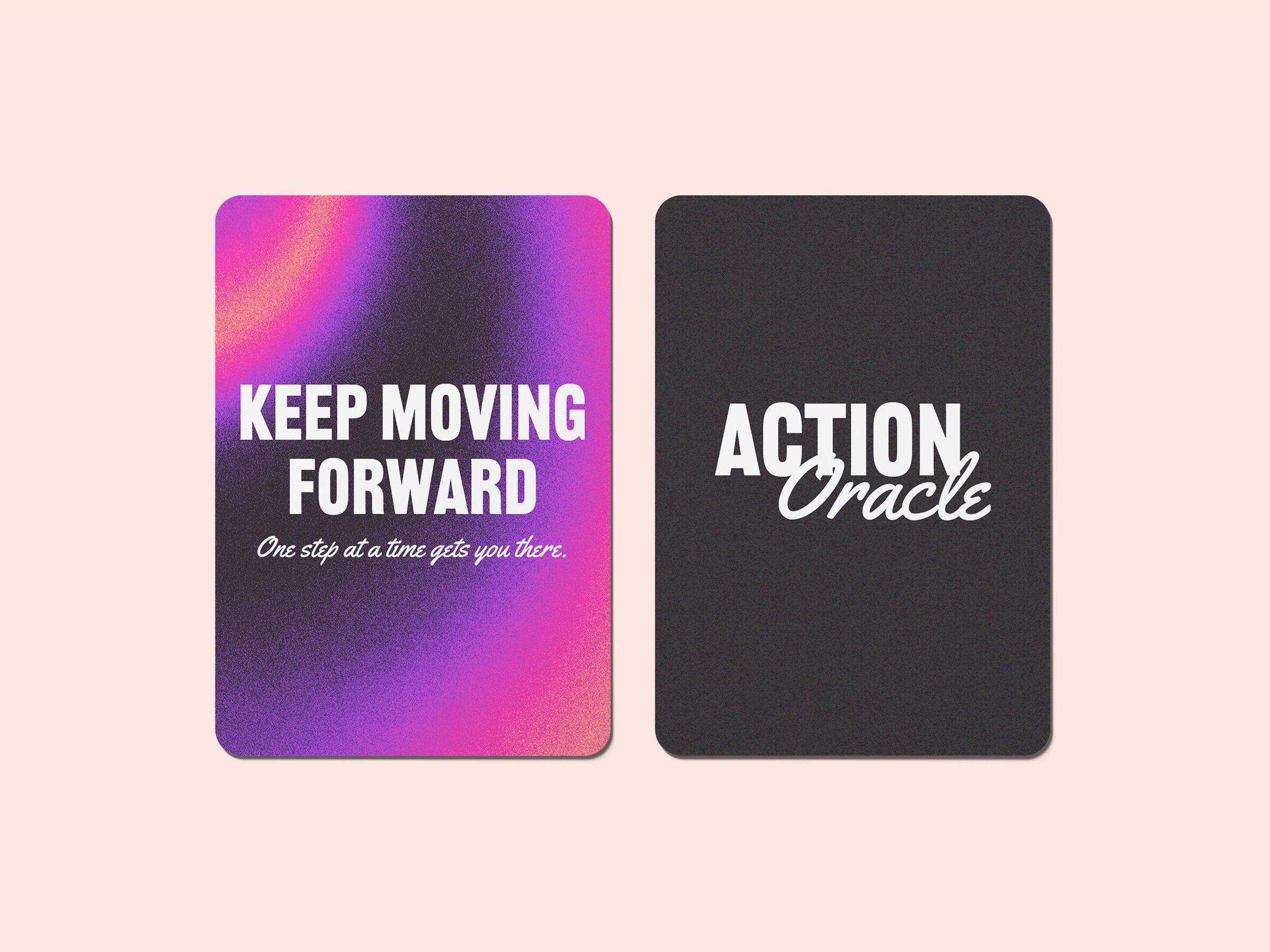 Action Guidance Oracle Printable Deck Decision-making Cards Intuitive ...