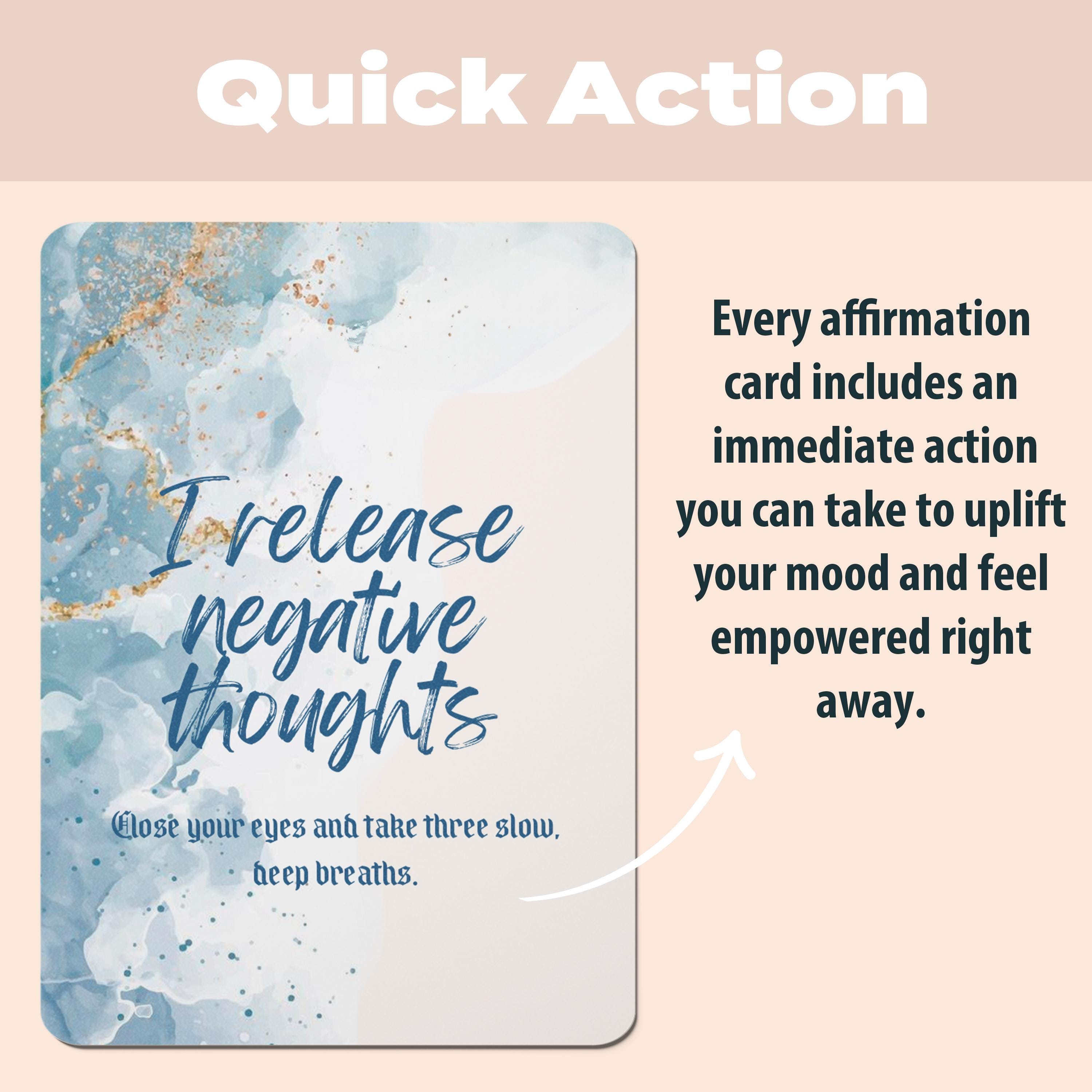 Gift Idea Positive Affirmations Printable Cards Gentle Reminders ...