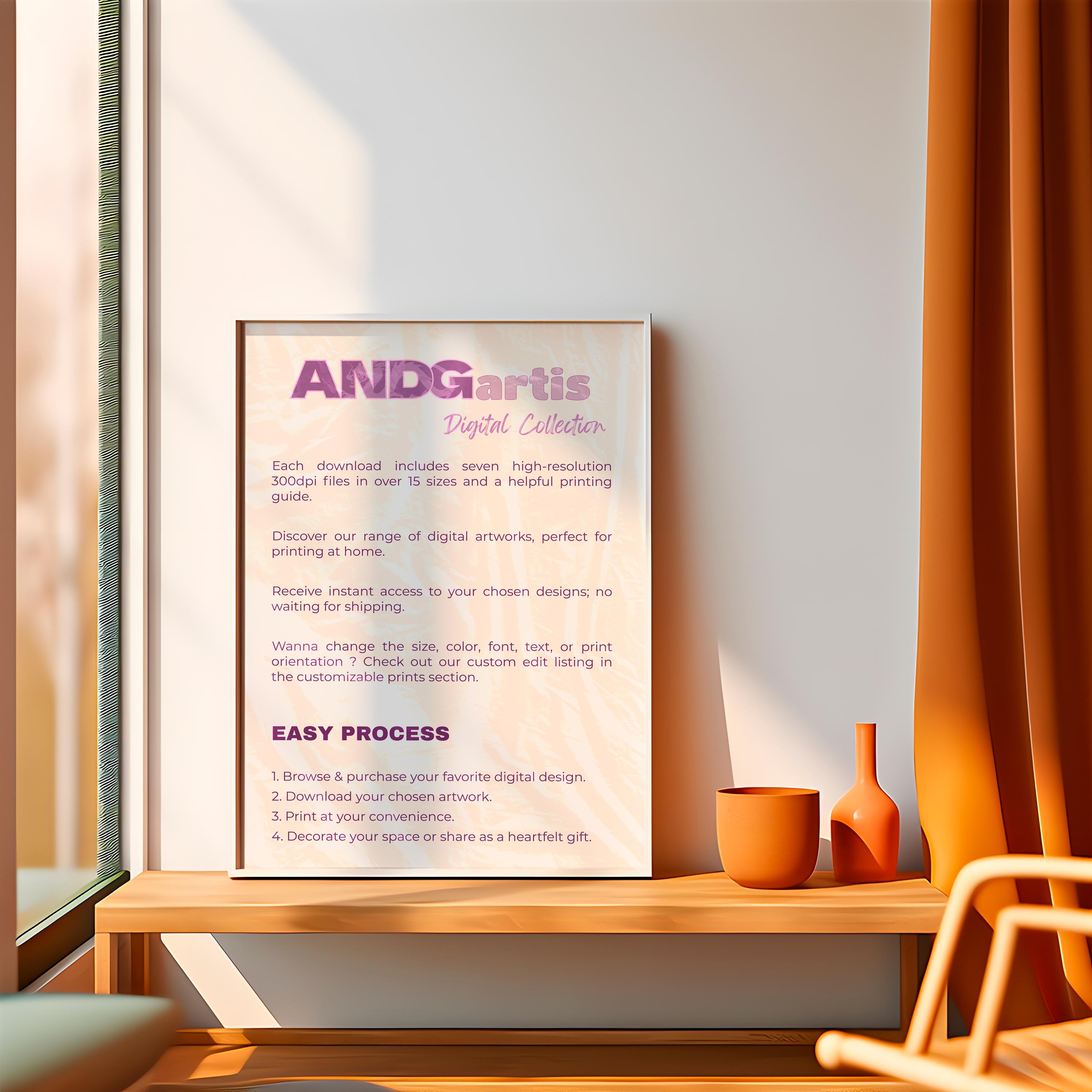 Airbnb Wall Decor Printable Art Bold Text Rental Room Decor Stylish ...