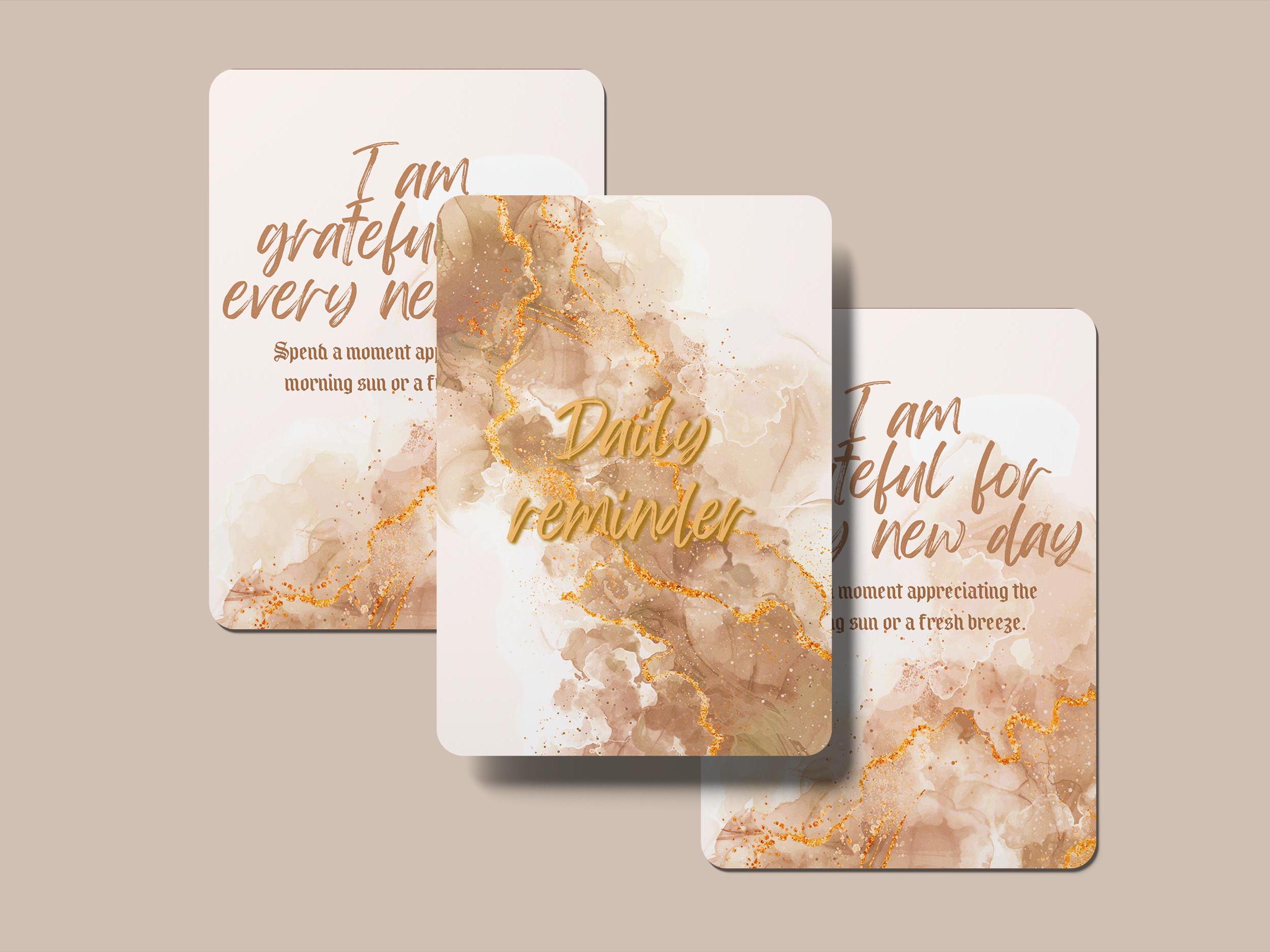 Gift Idea Positive Affirmations Printable Cards Gentle Reminders ...