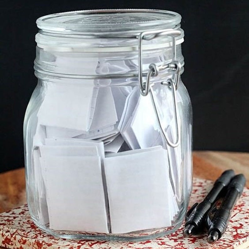 Gift Idea 365 Printable Affirmations Daily Jar Mindful Gift Positive ...