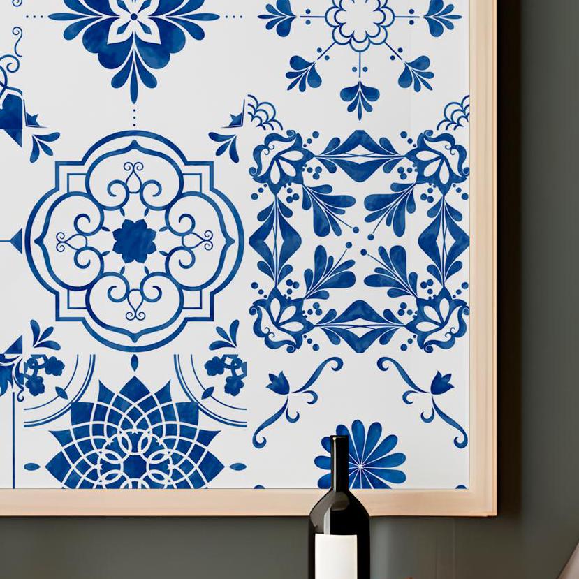 Portuguese Tile Art Design Printable Wall Decor Mediterranean Art ...