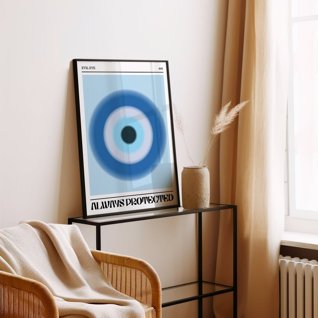 Evil Eye Digital Art Decor Gallery Esoteric Printable Evil Eye Room ...