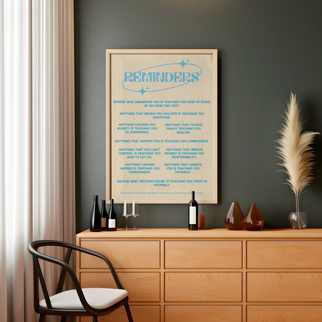 Gentle Reminders Printable Mental Health Reminders Digital Download ...