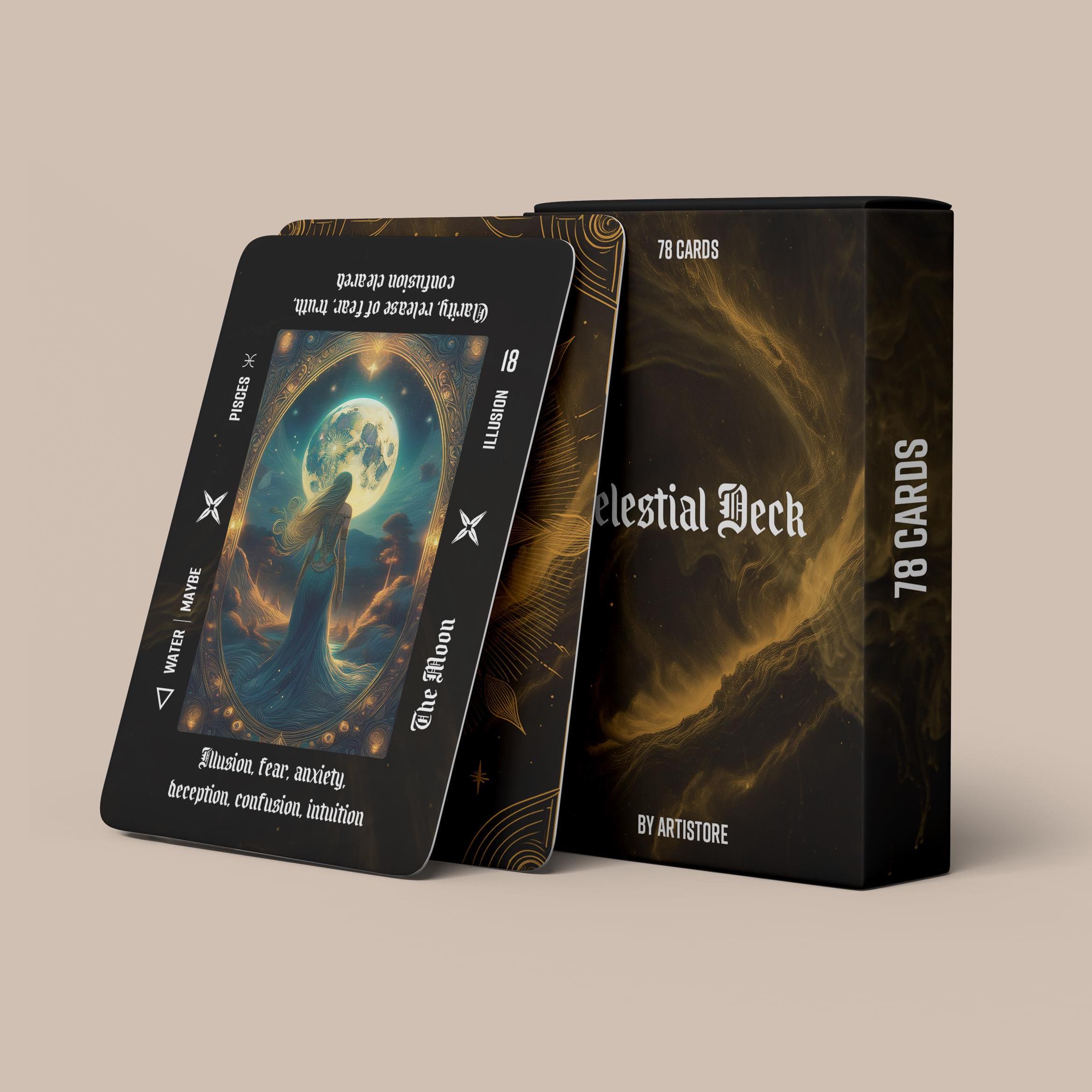 Tarot Deck for Beginners Digital Astrology Keywords Meaning Tarot Cards ...