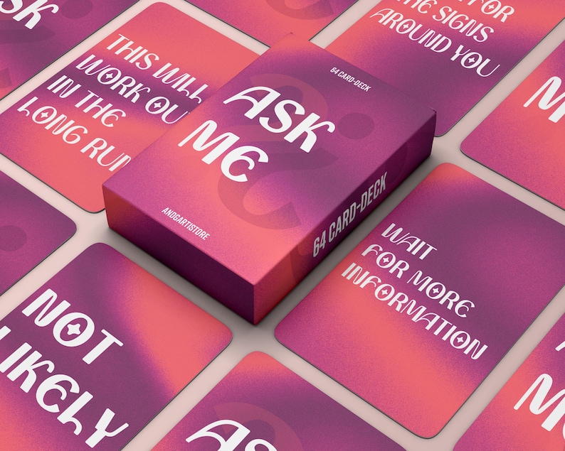 Instant Answer Printable Oracle Deck Cards Yes No Readings Tool ...