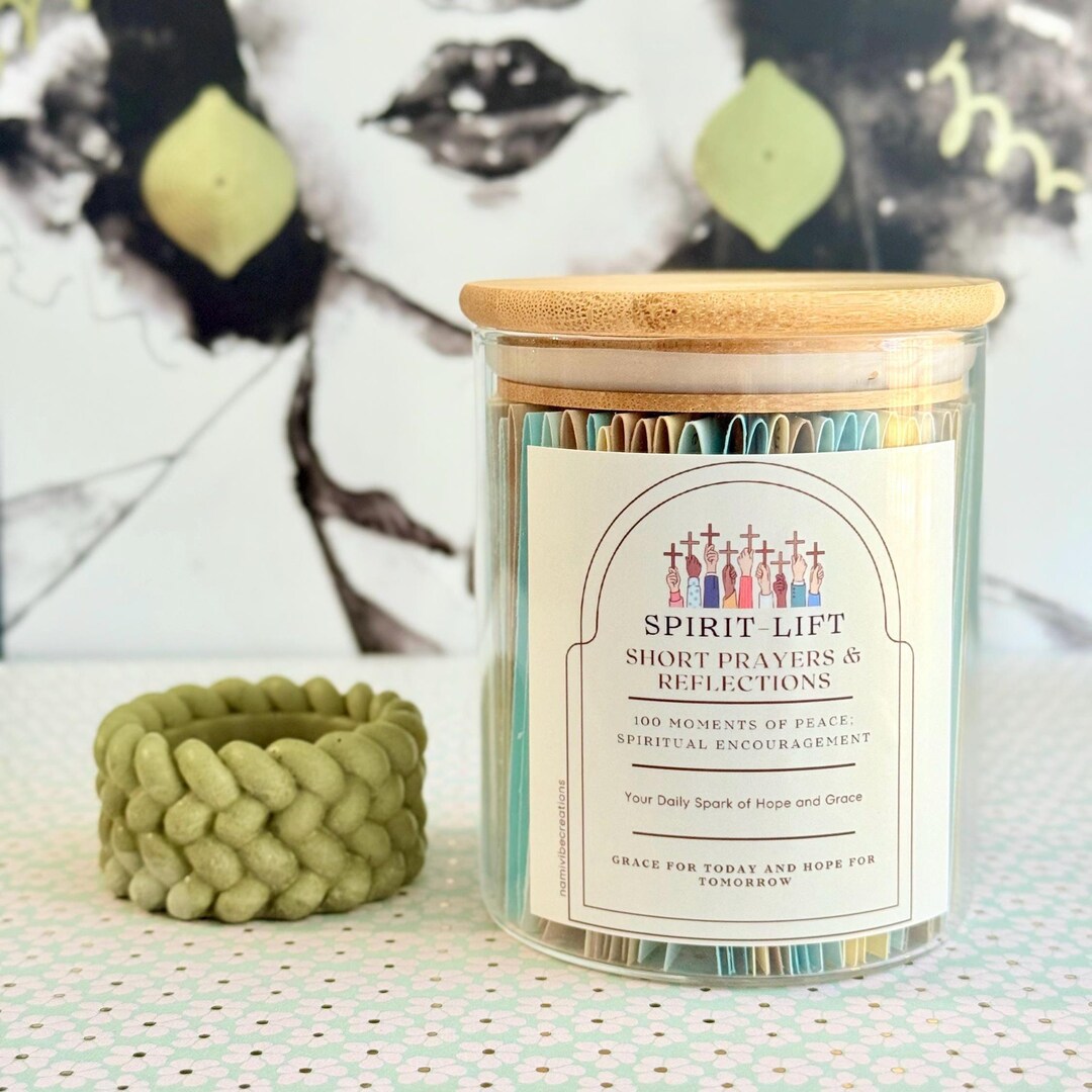 Spiritual Notes Jar: 100 Daily Prayers & Reflections - Christian Gift ...