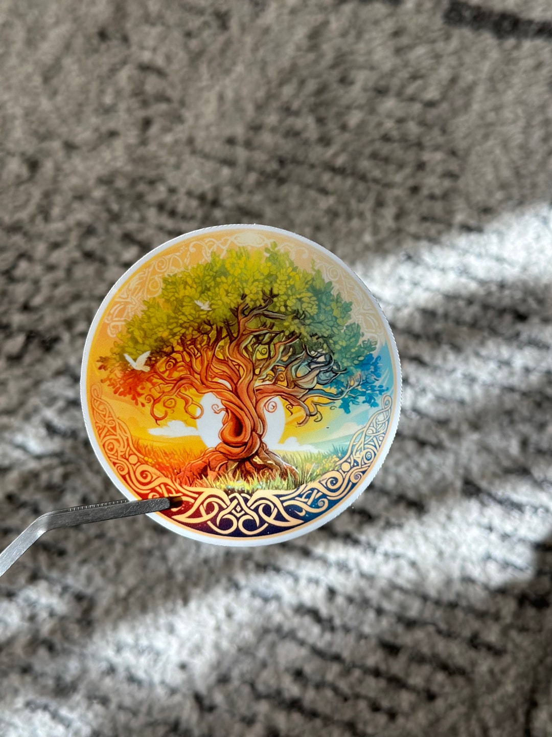 Tree of Life Sticker, Waterproof Decals, Glossy Finish, Laptop Decals ...