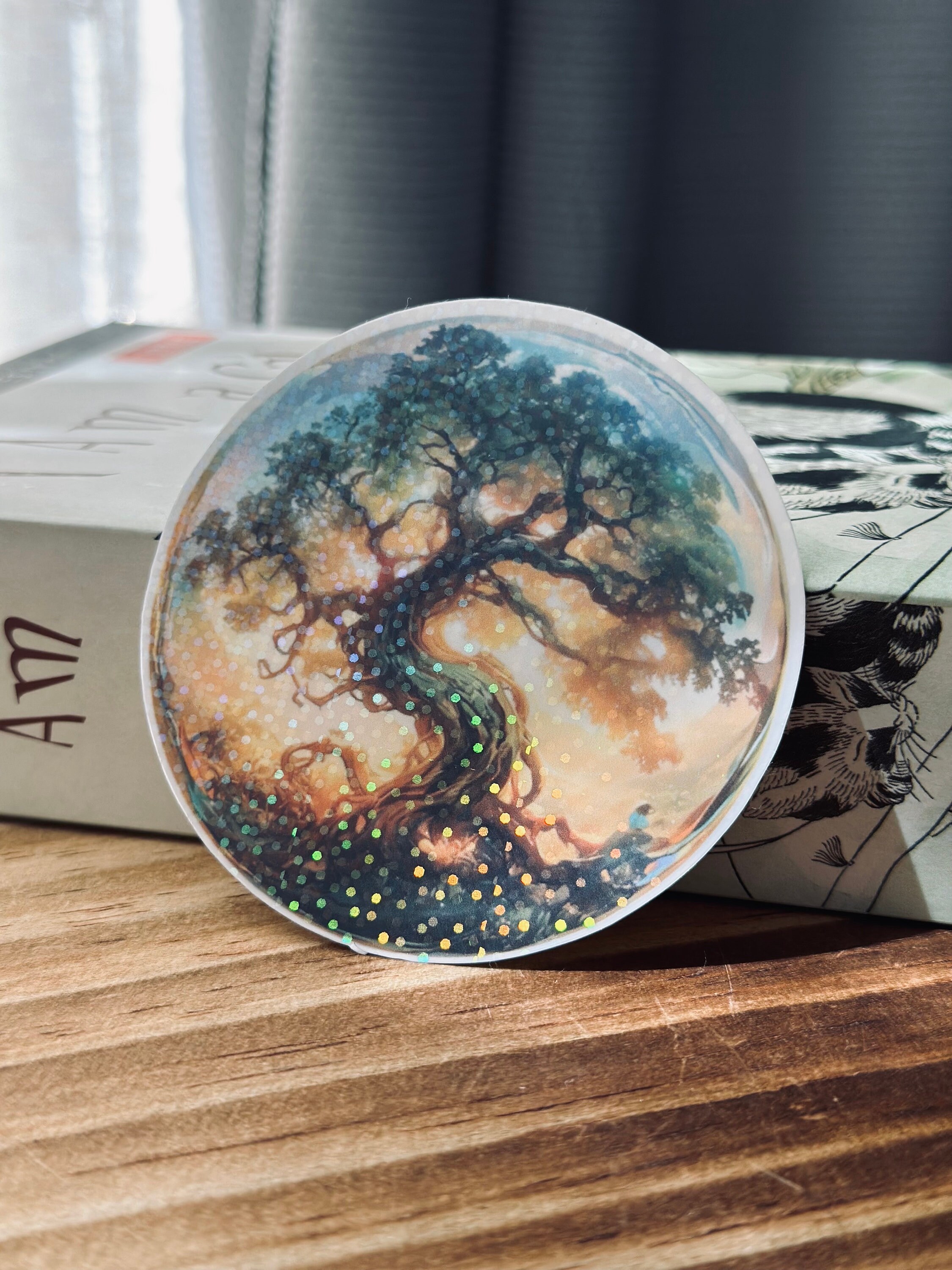 Holographic Tree of Life Sticker: Waterproof Vinyl Decal - Etsy