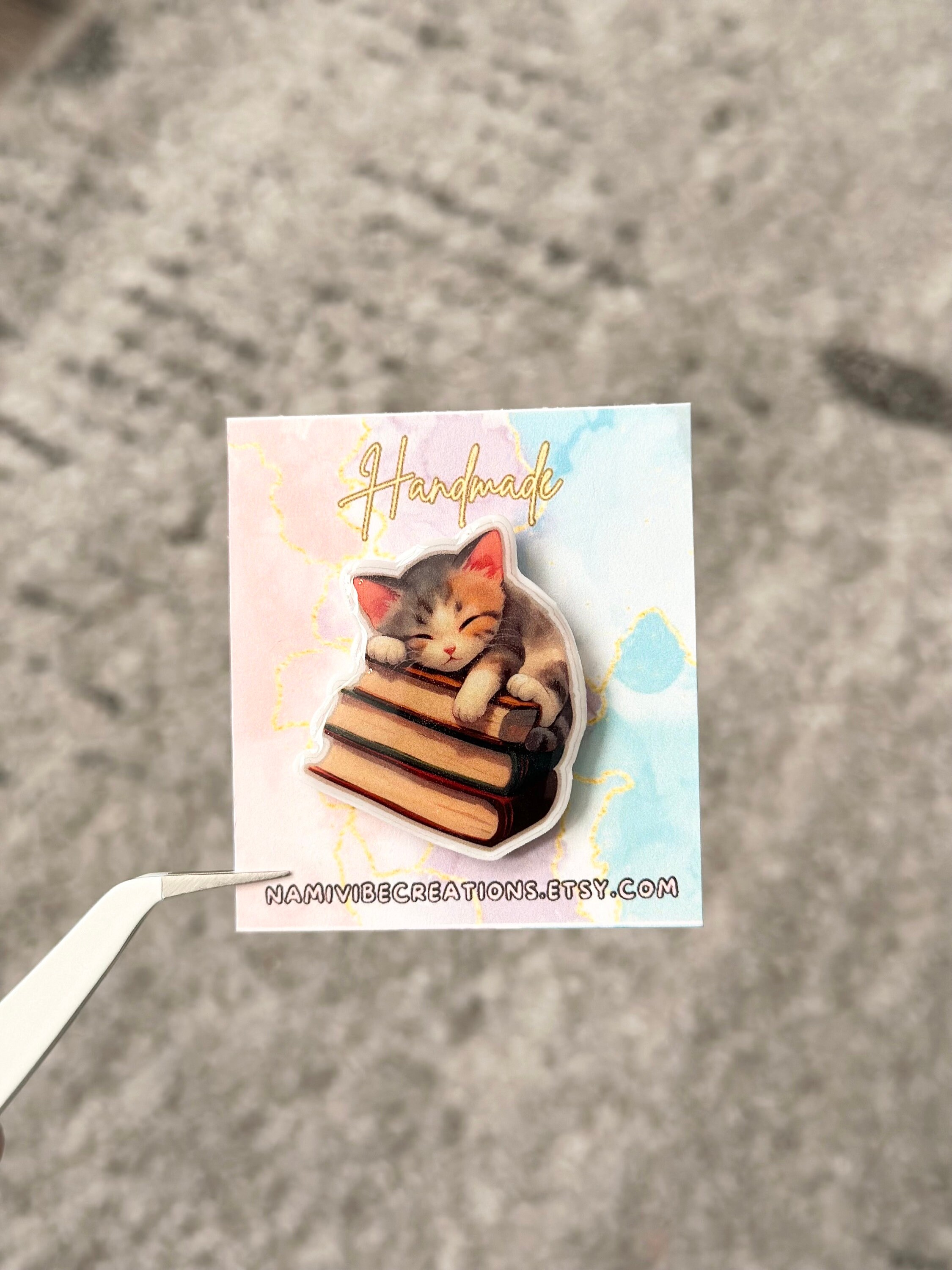 Sleeping Cat Pin Unique Shrink Plastic Cat Lover Pin Feline Fan Gift - Etsy