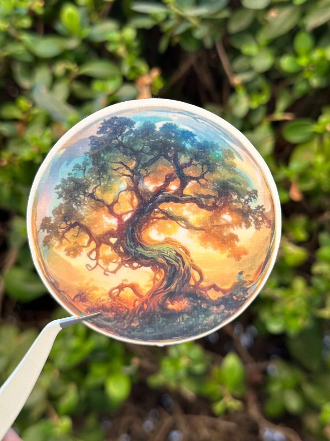 Holographic Tree of Life Sticker: Waterproof Vinyl Decal - Etsy