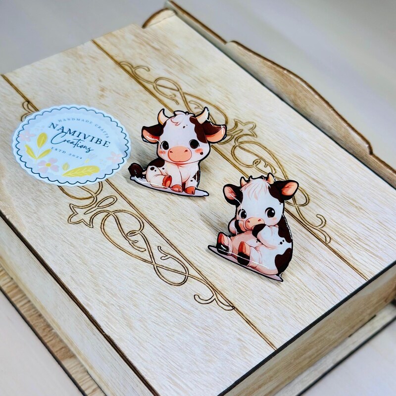 Cow Pin - Etsy