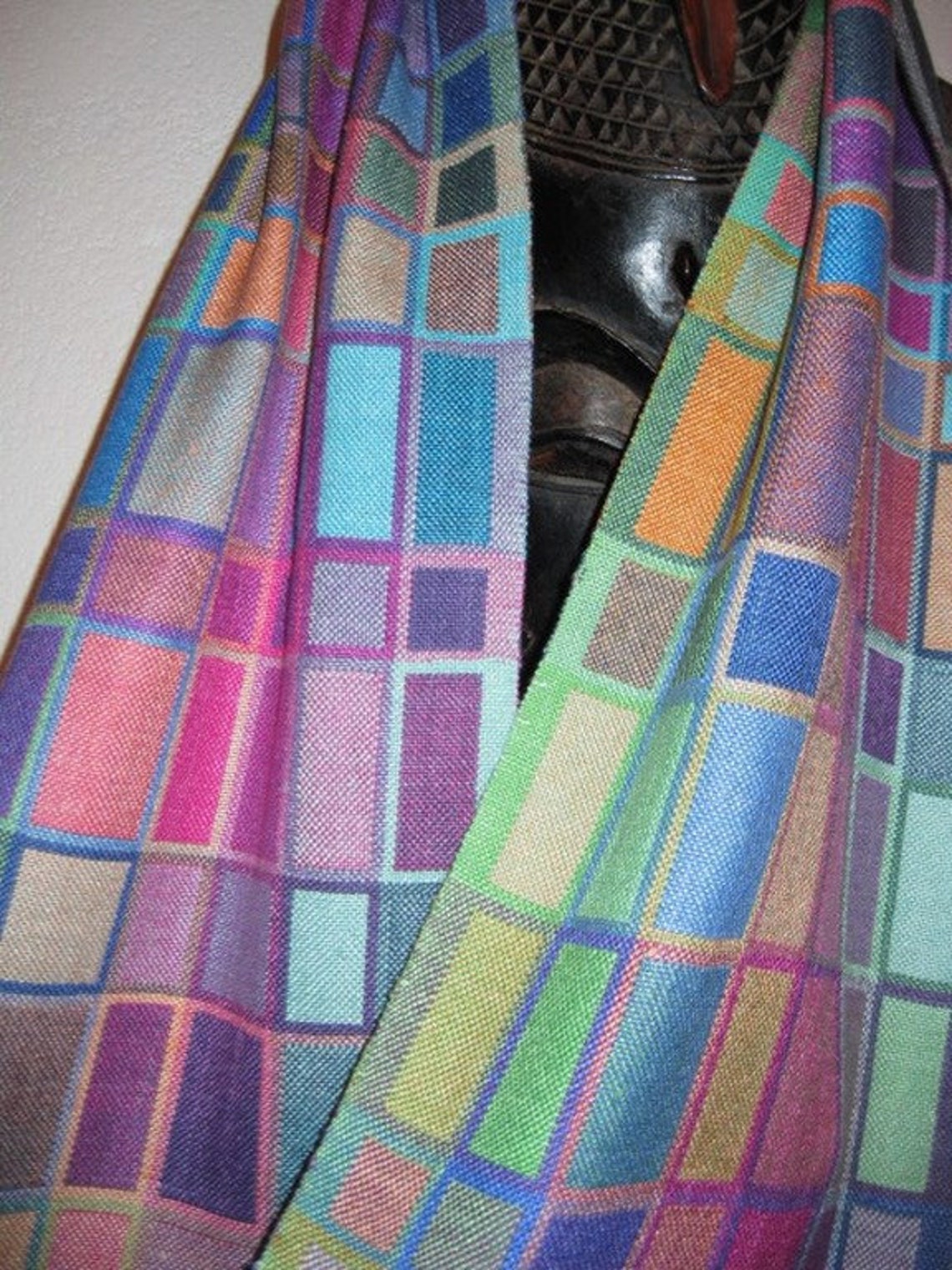MADE TO ORDER for You Handwoven Silk Scarf, Doubleweave Hand Dyed ...