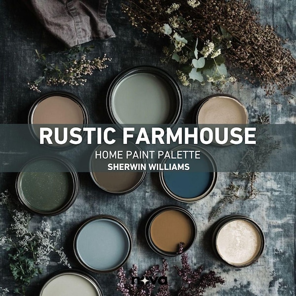 Farmhouse Color Palette - Etsy