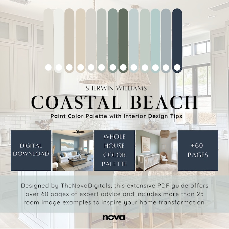 Sherwin Williams Coastal Beach Home Paint Scheme, Whole House Color ...