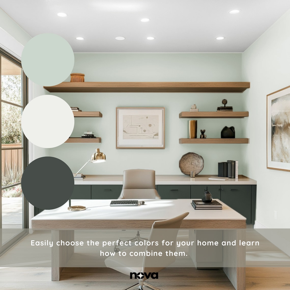 EVERGREEN FOG Sherwin Williams Paint Palette, Whole House Paint Color ...