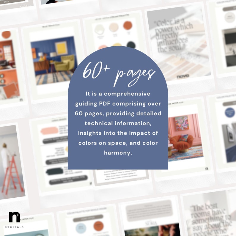 Blue Nova Paint Color Palette Benjamin Moore, Color of the Year 2024 ...