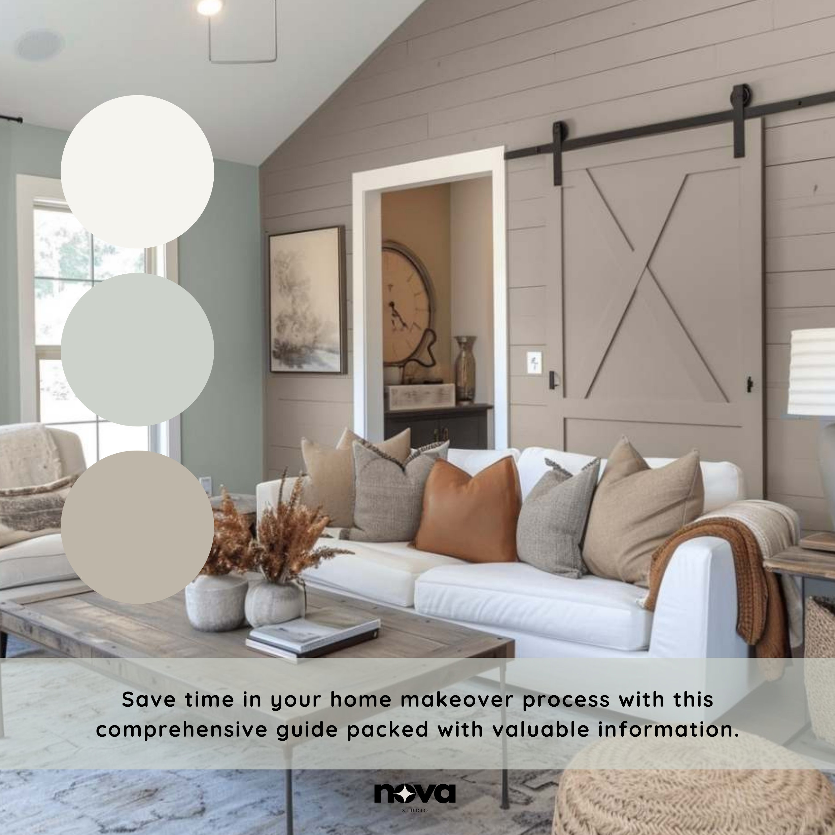 Sherwin Williams Sea Salt Home Paint Scheme, Whole House Color Palette ...