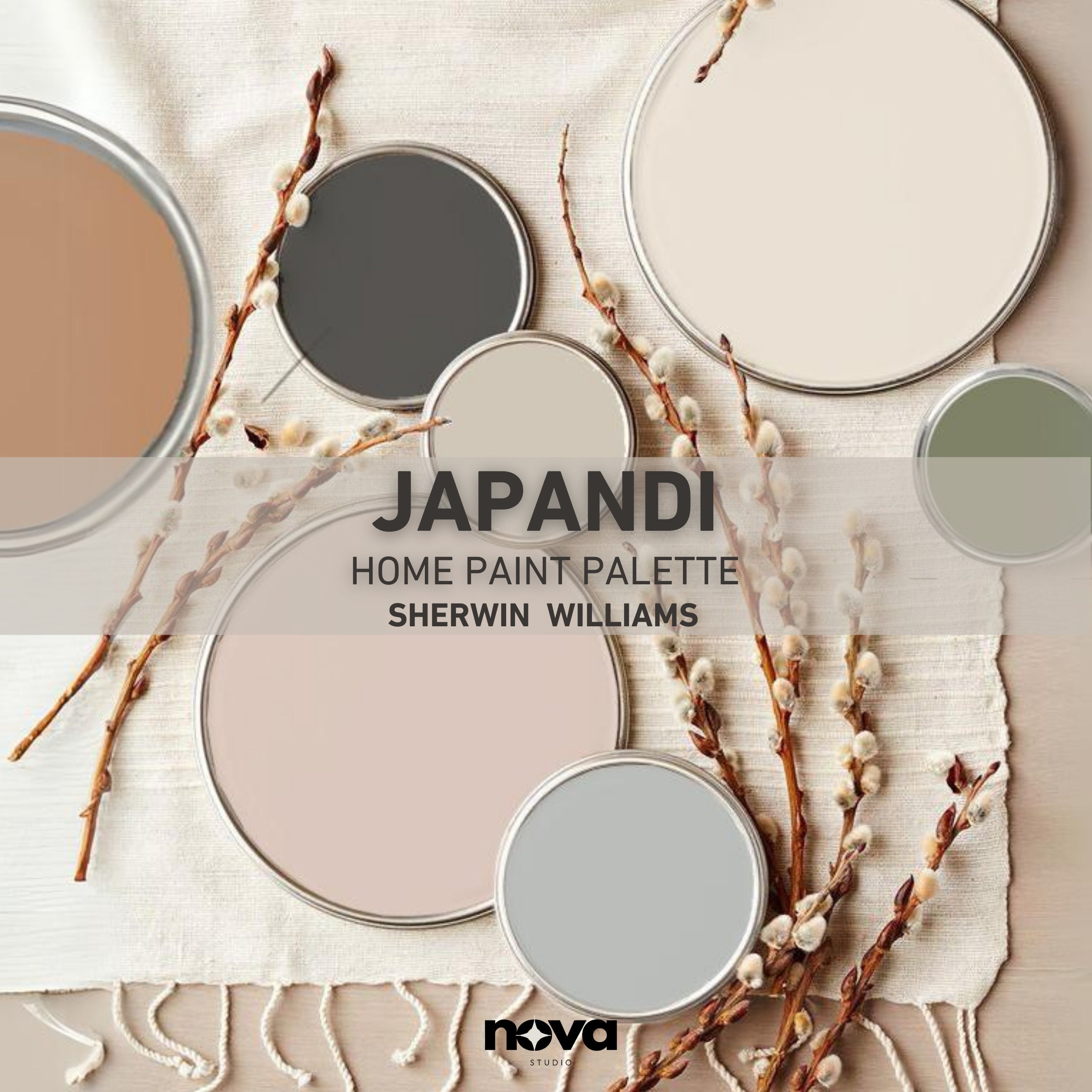 Japandi Sherwin Williams Paint Color Palette With Interior Design Tips ...