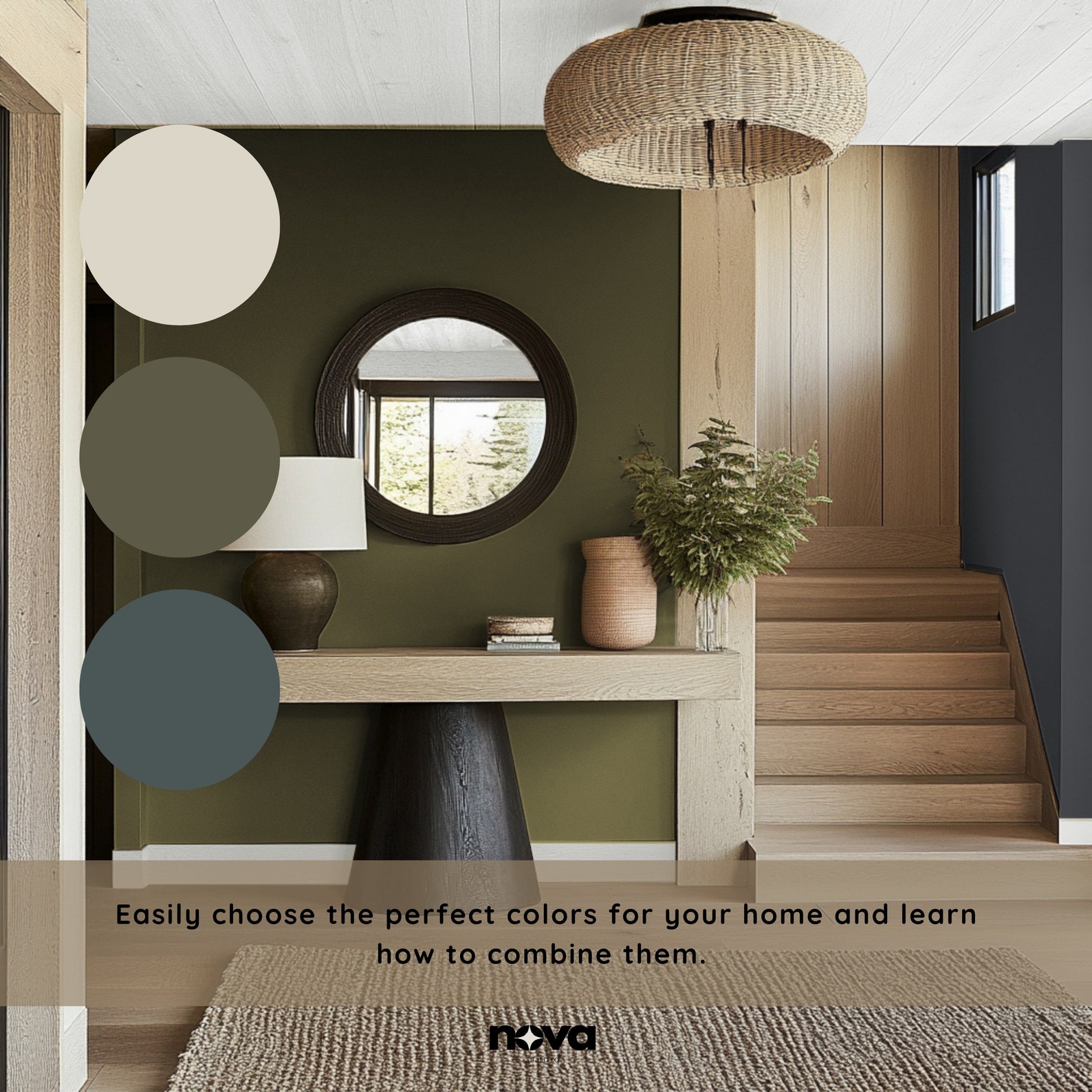 Modern Mountain House Home Paint Palette, Benjamin Moore Whole Home ...