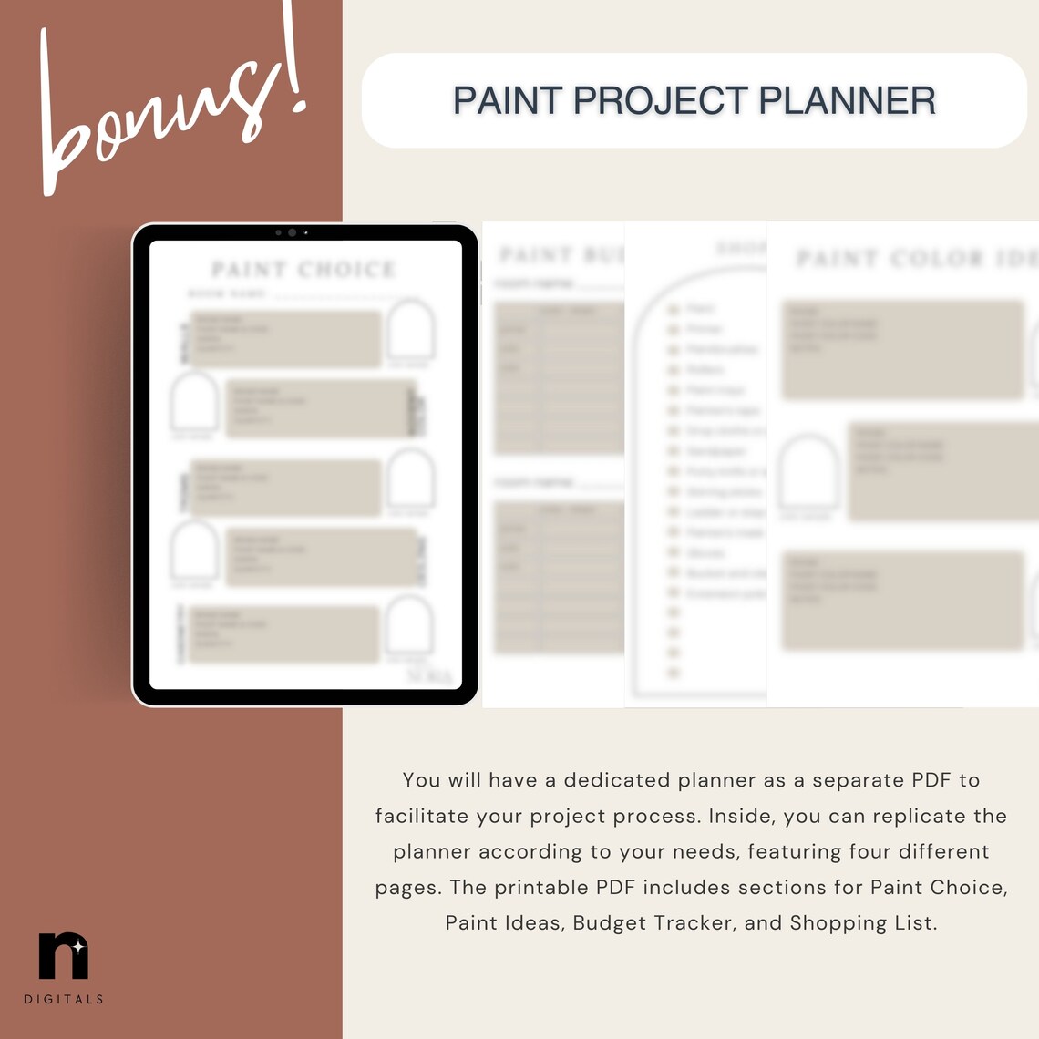 RUSTIC MODERN Home Color Palette, Sherwin Williams Paint Palette, Whole ...