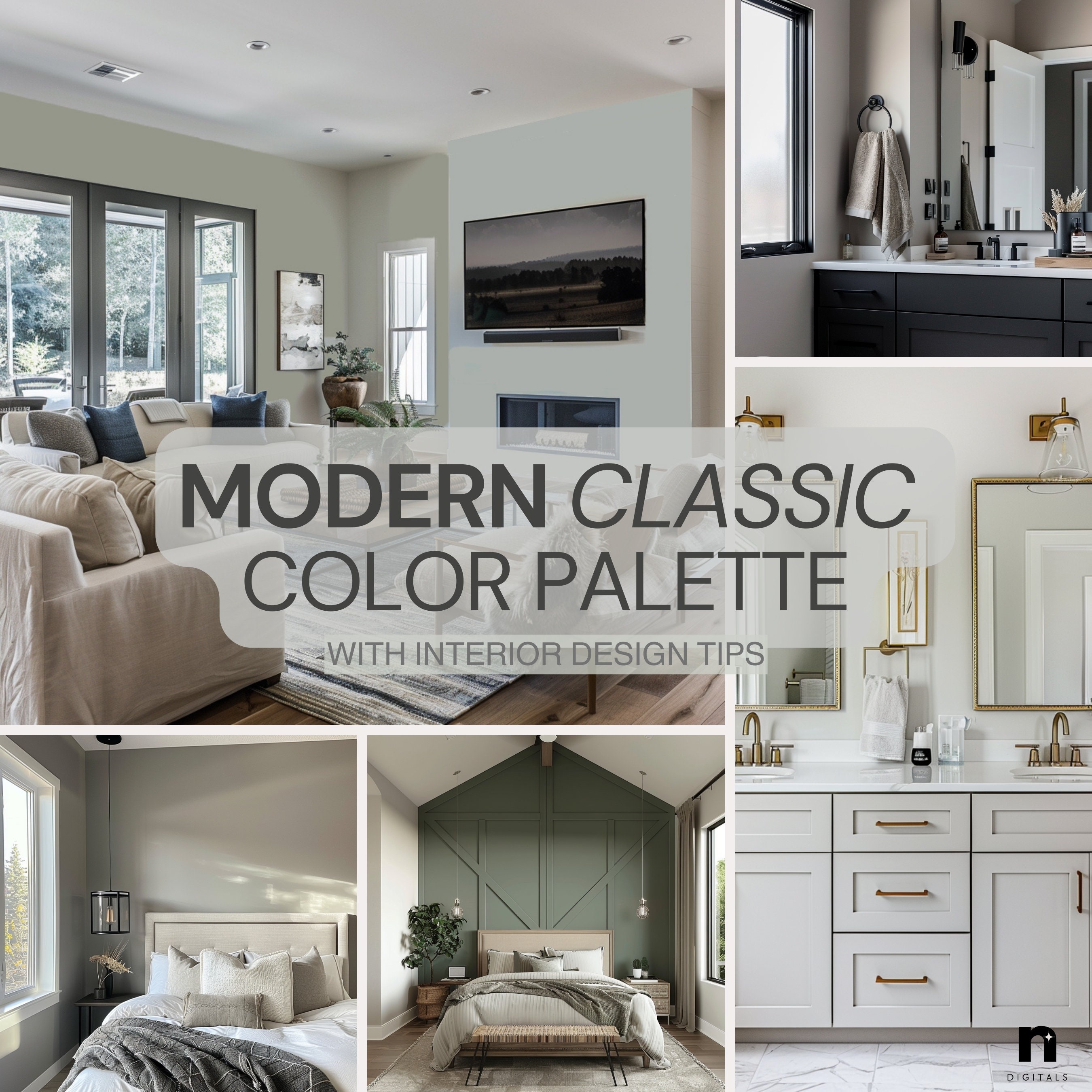 MODERN CLASSIC Color Palette Sherwin Williams, Interior Design Tips ...
