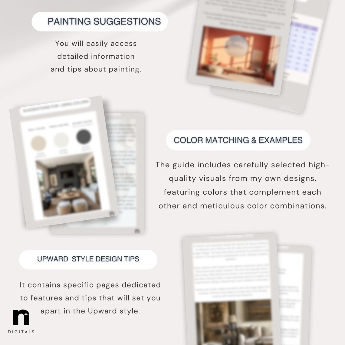 UPWARD Color of the Year 2024 Home Color Palette, Sherwin Williams ...