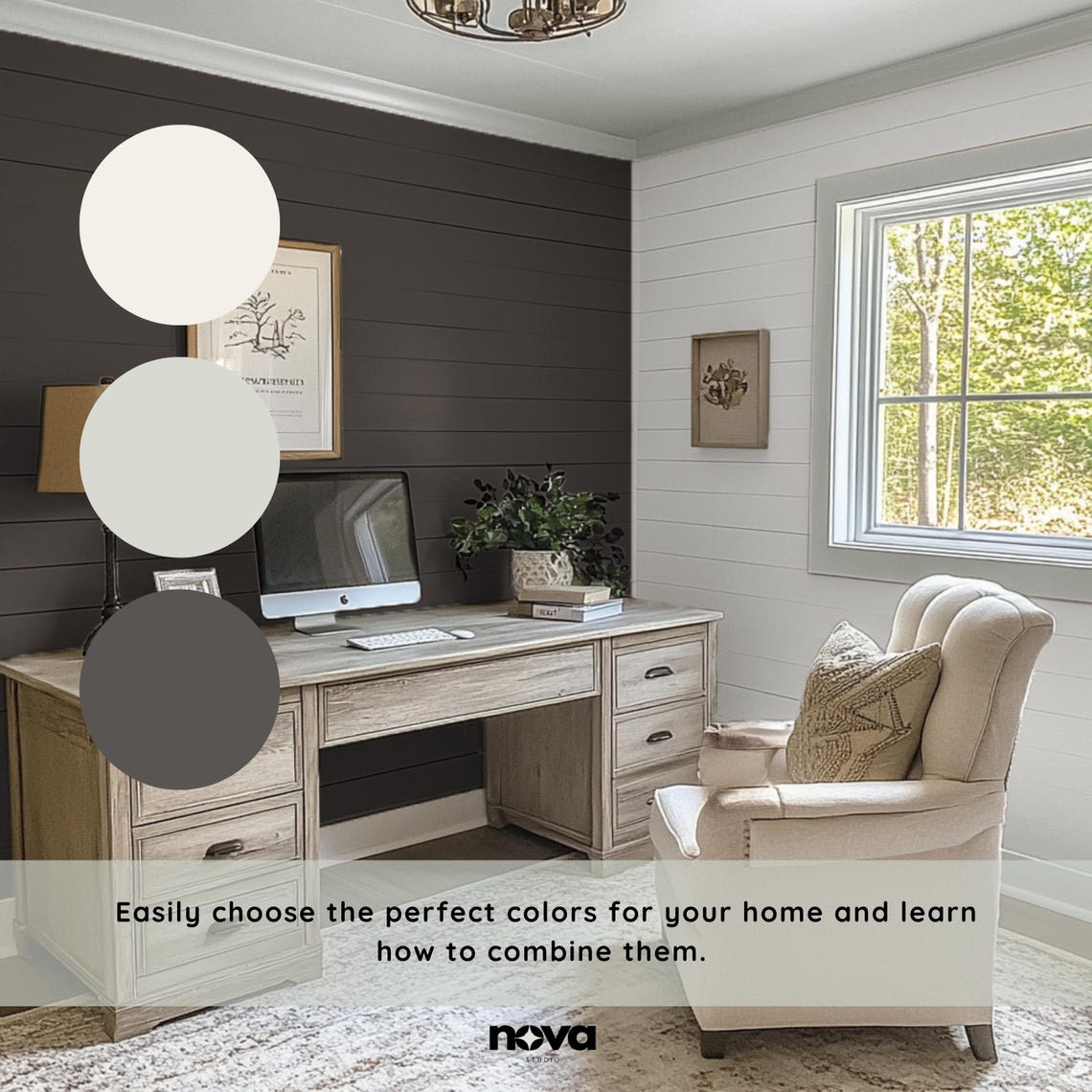 Lake Cabin Benjamin Moore Home Color Palette Whole House Paint Scheme ...