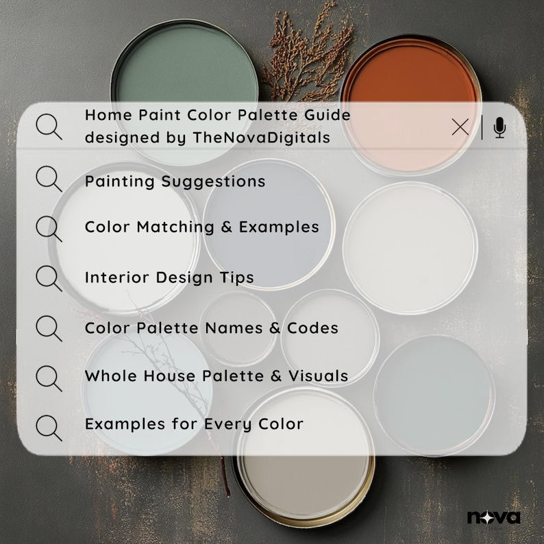 Lake Cabin Benjamin Moore Home Color Palette Whole House Paint Scheme ...