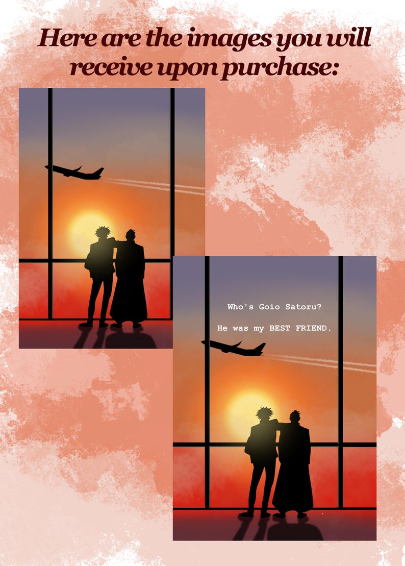 Jujutsu Kaisen Poster Gojo Satoru Geto Suguru Wall Decor Colorful Anime ...