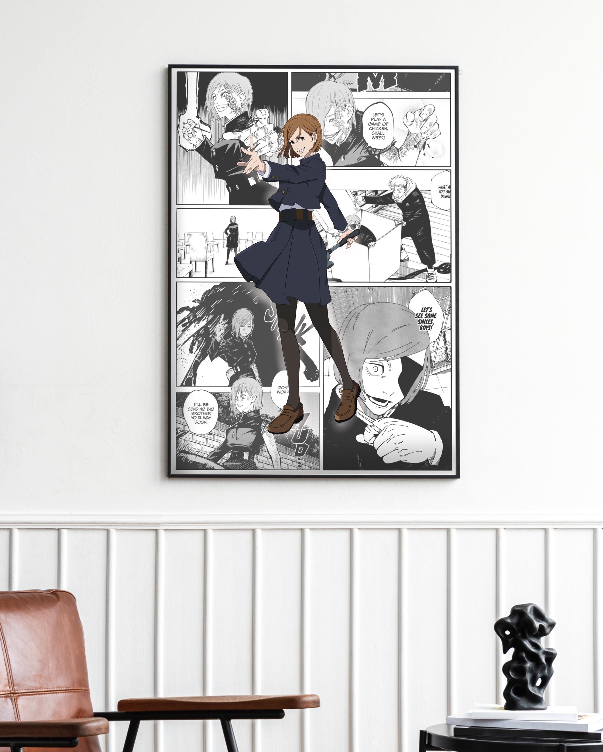Jujutsu Kaisen, Anime Poster, Itadori Yuji, Fushiguro Megumi, Kugisaki ...